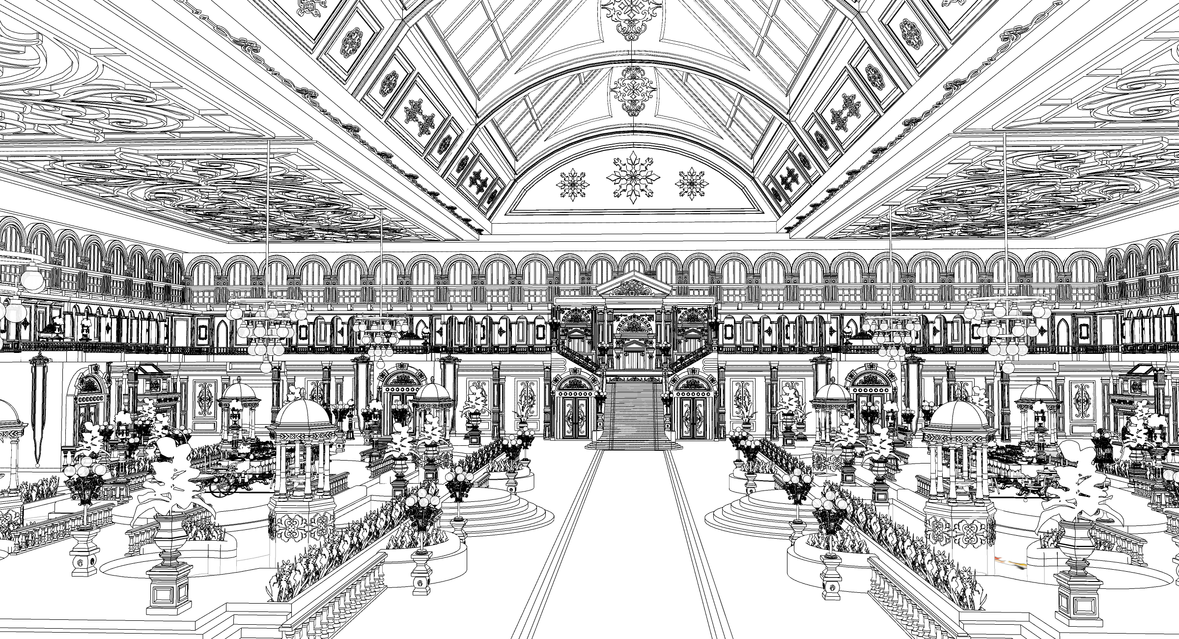 Kingdom of spring in Rococo style Full Set