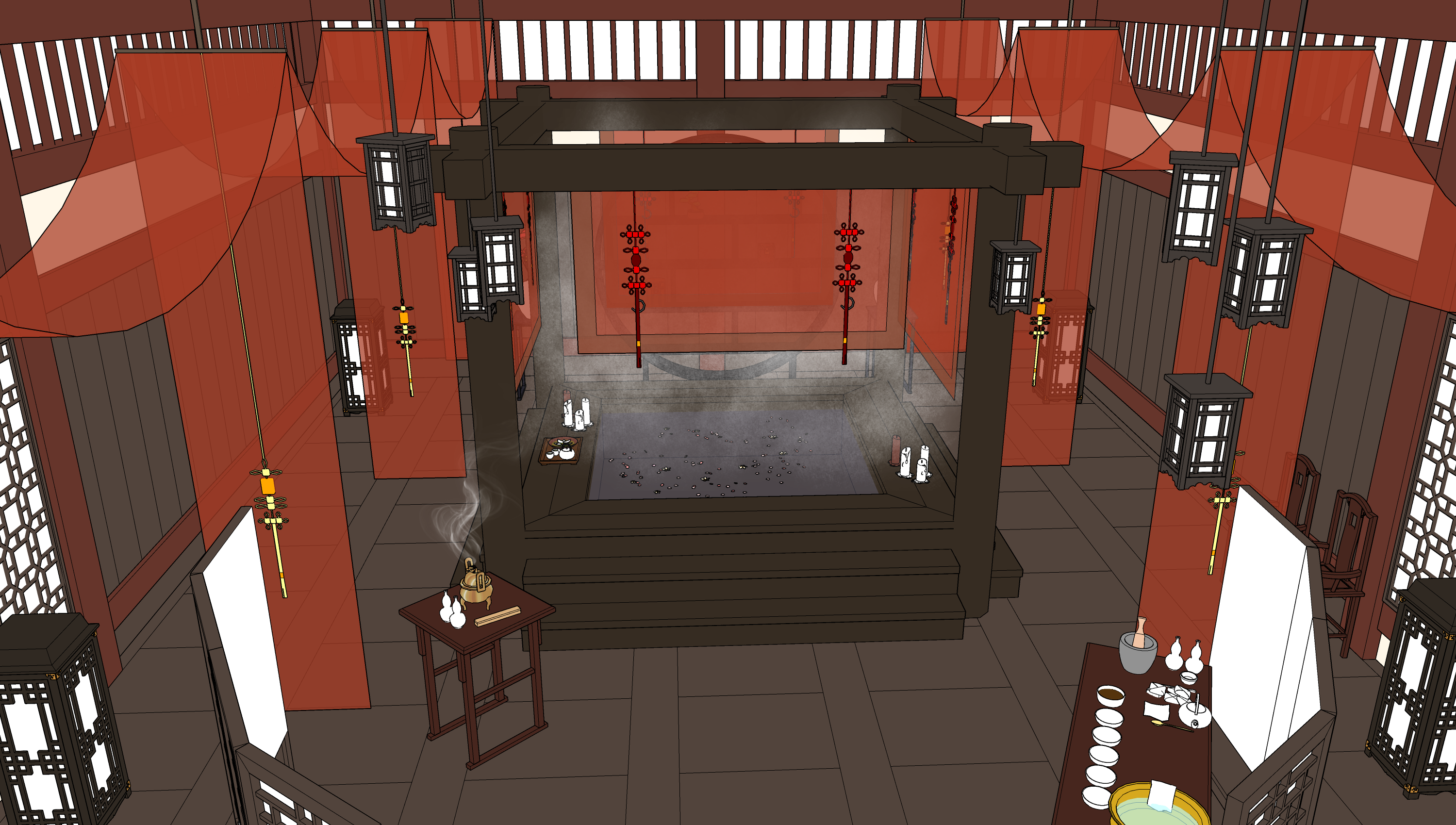 Joseon Dynasty Luxury Bathhouse and Royal Kitchen