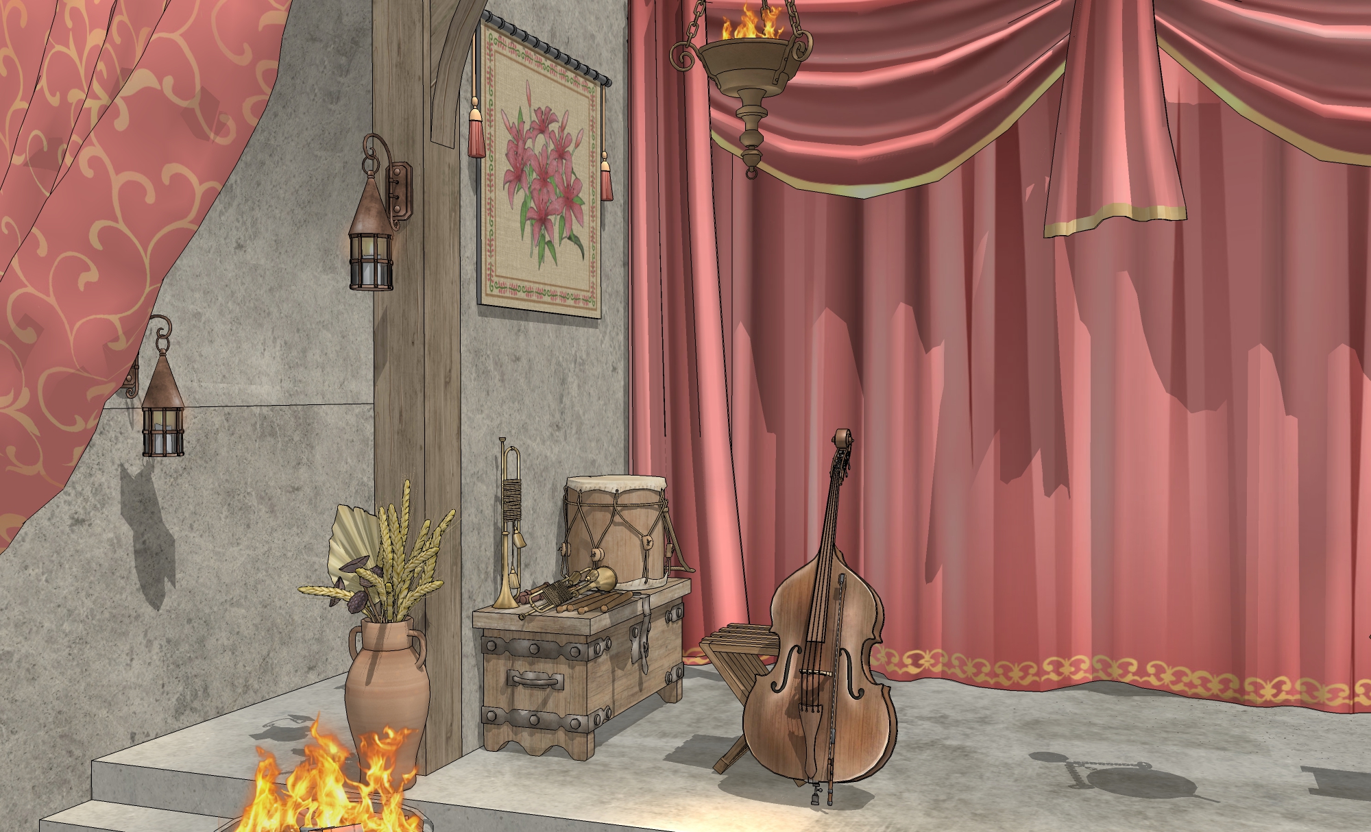 Restaurant with Stage