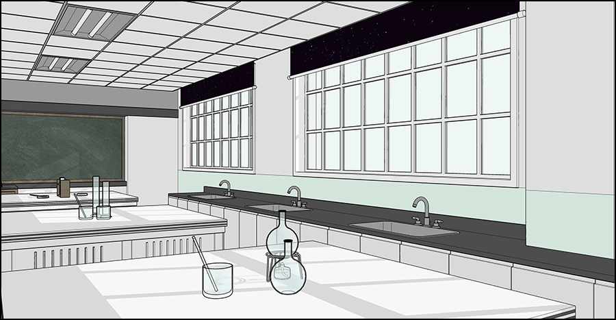 School Science Lab & Corridor