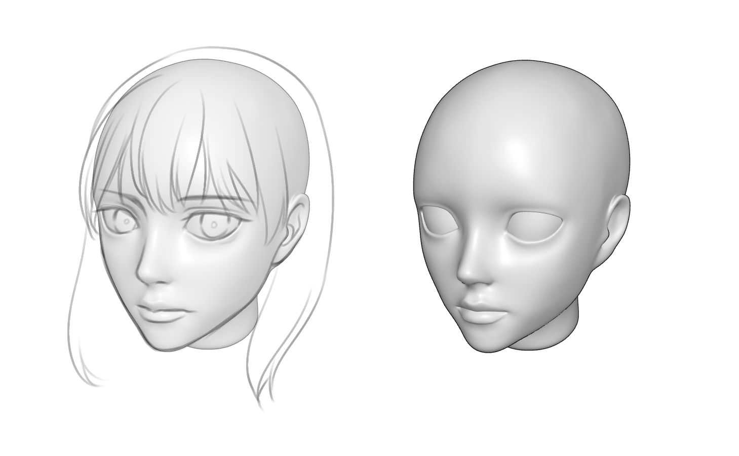 Head Models (3 Types)