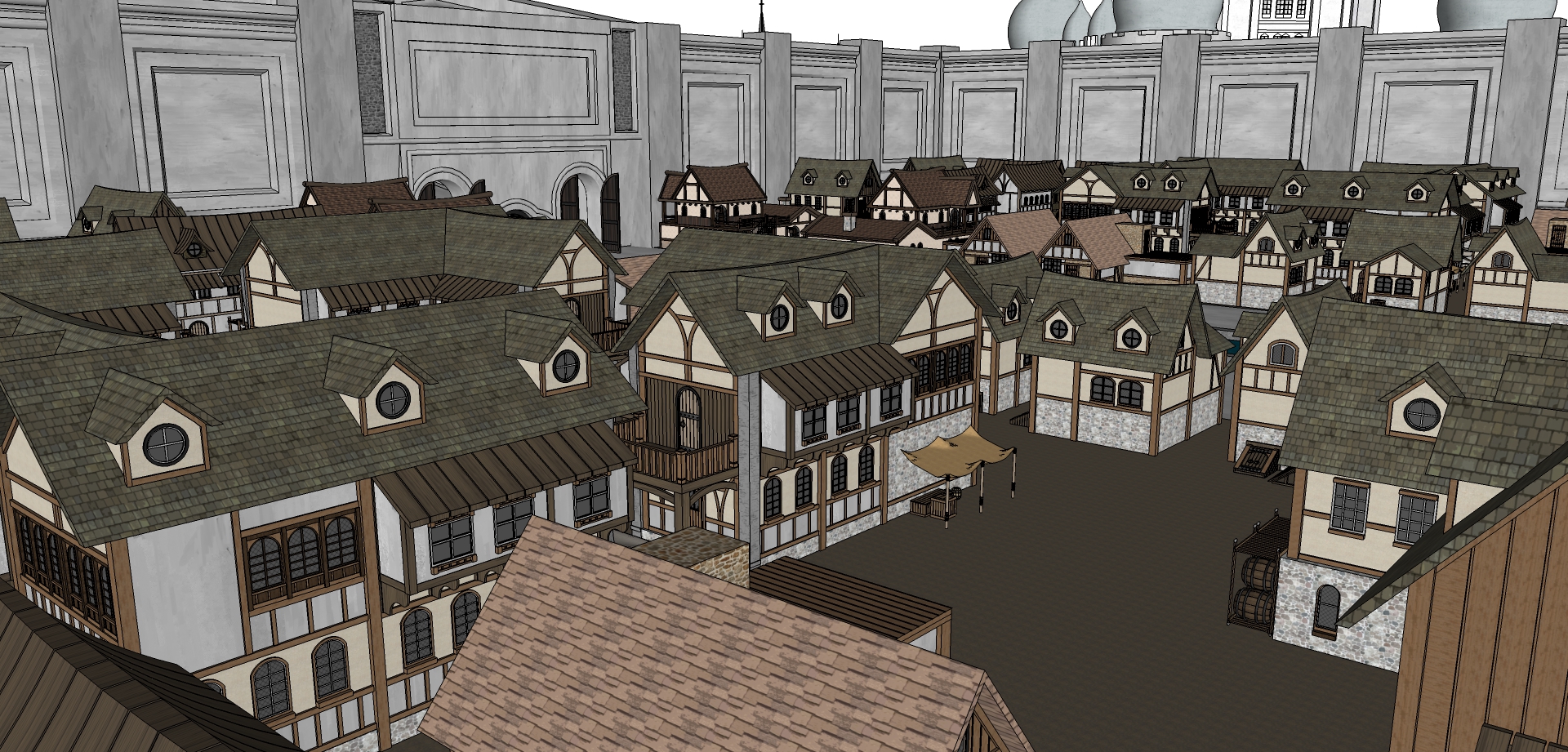 Medieval Castle Square