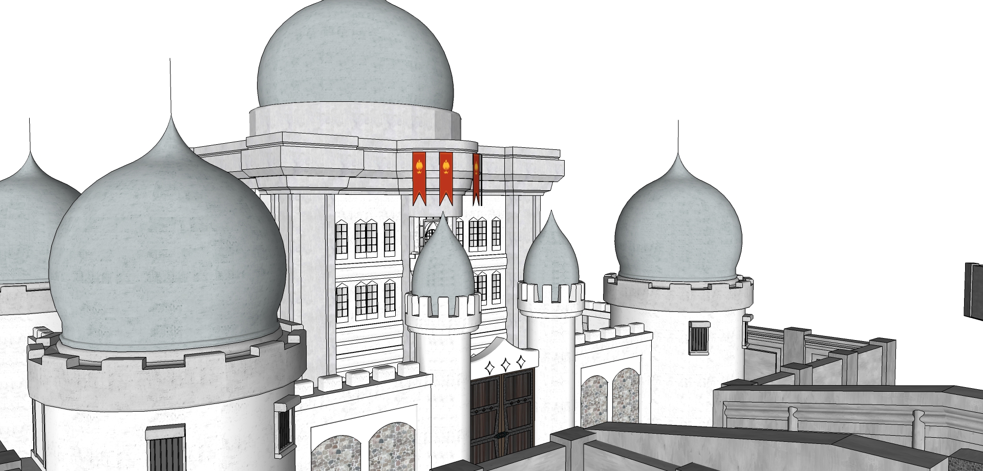 Medieval Castle Square