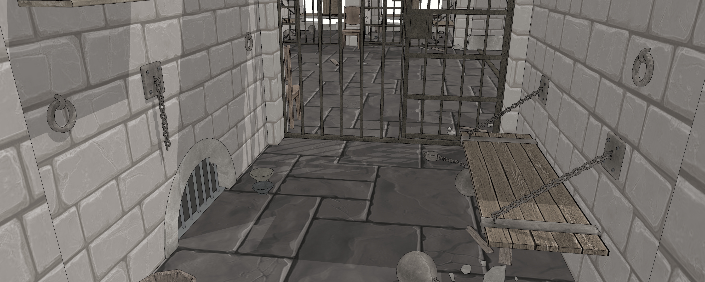 Medieval Fantasy Prison and Torture chamber