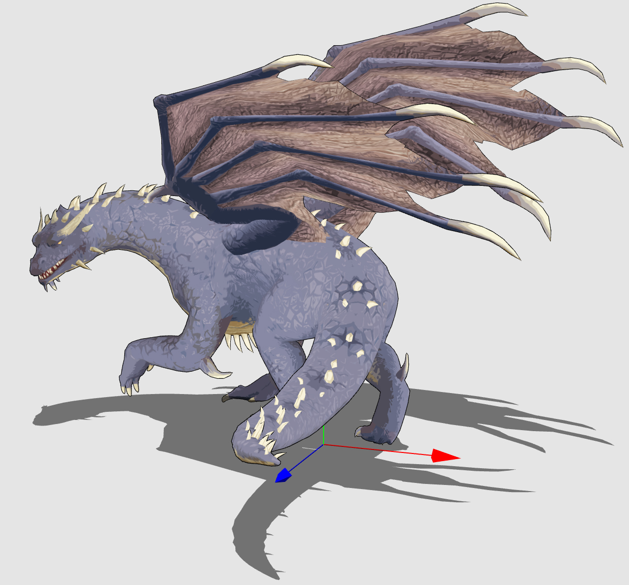 Collection of Moving 3D Dragon movements