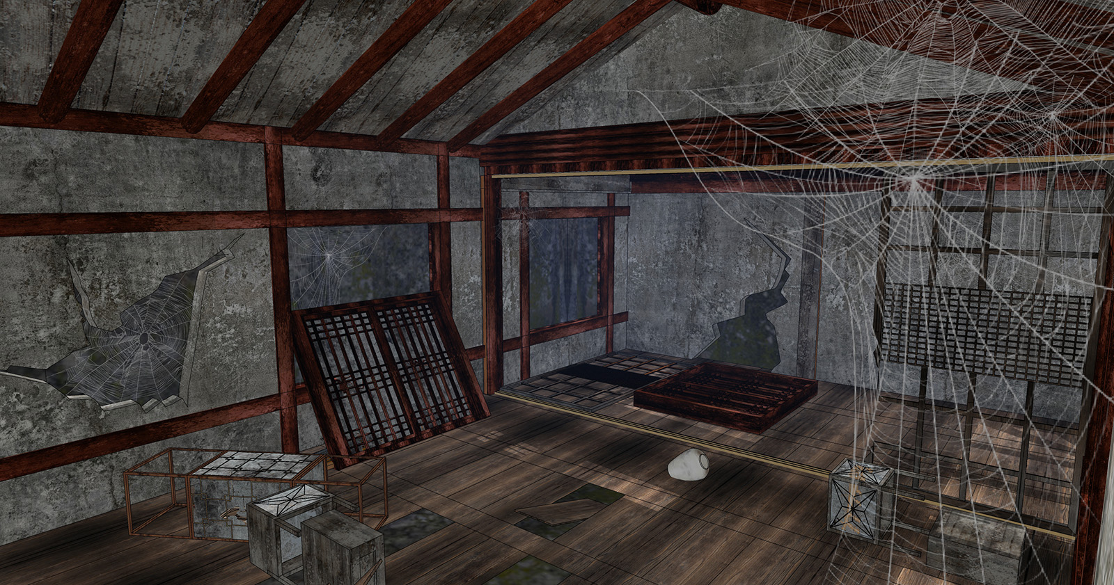 Gyeongseong Scandal - Hanok Building and Hanok Garden (ruin)