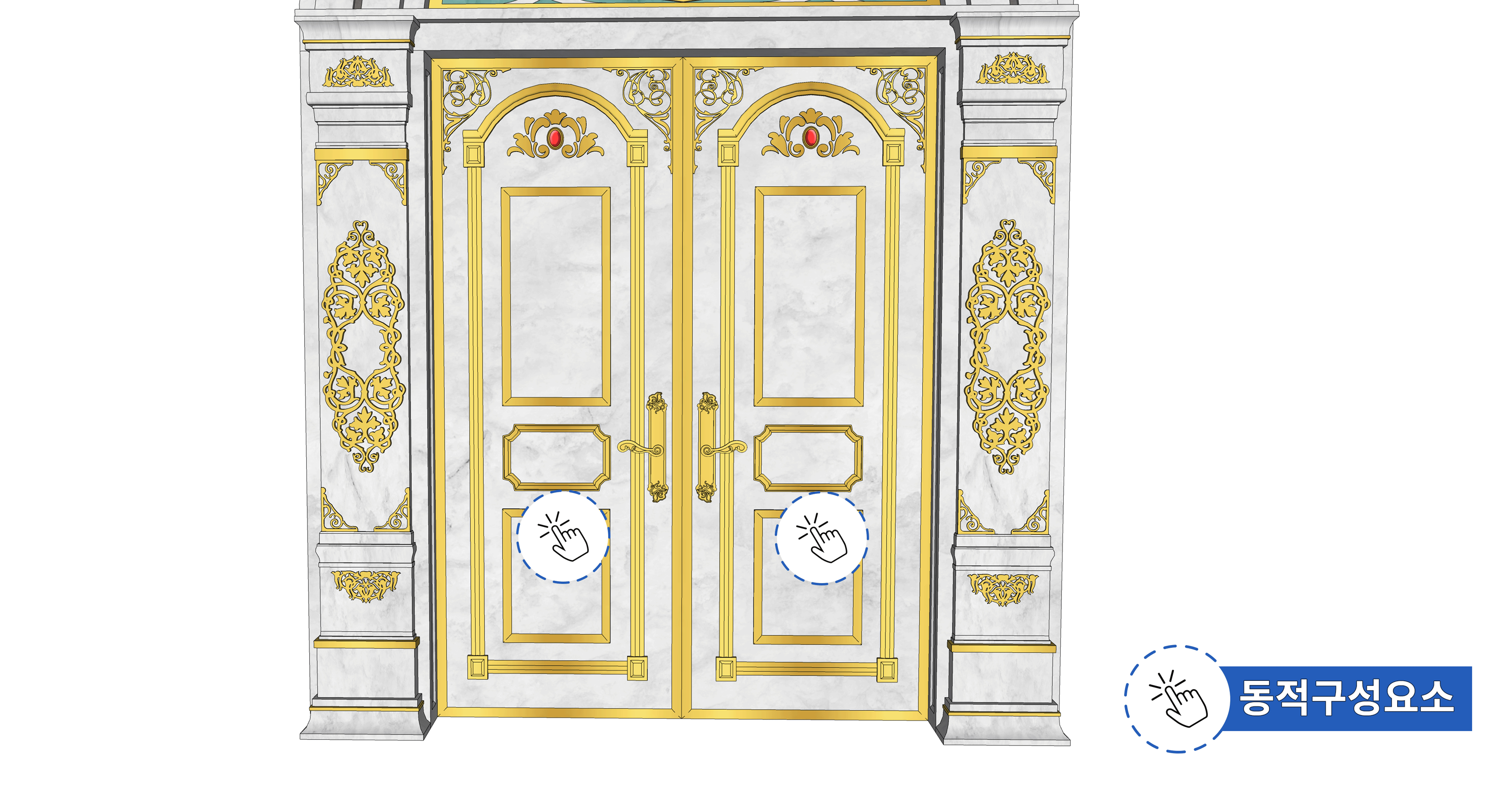 Collection of Fantasy Doors, Gates, and Windows 1