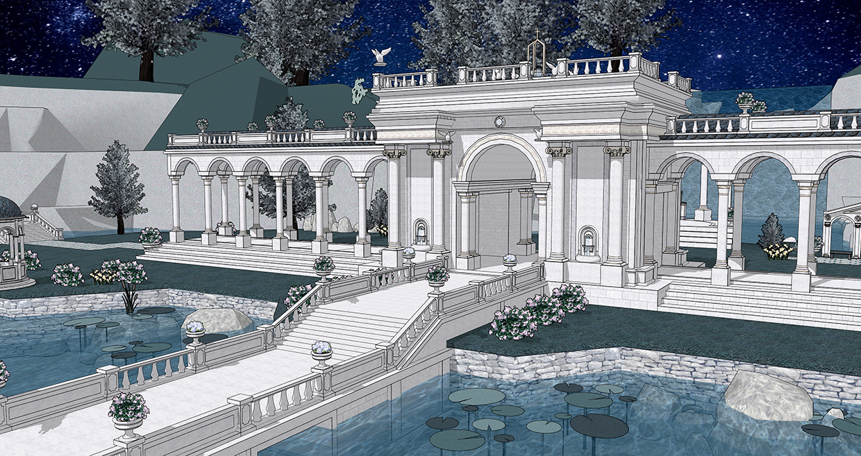 3 Types of Fantasy Temple Exteriors