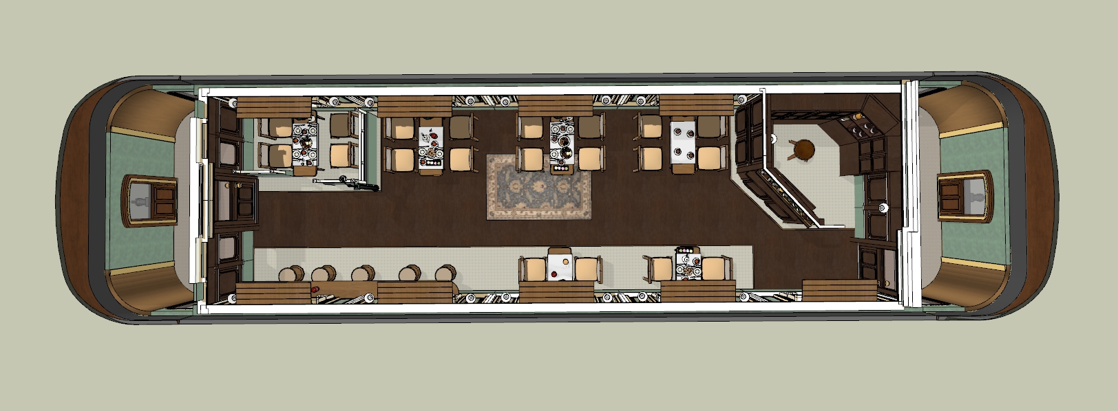 UK/Europe - Train interior 4 types