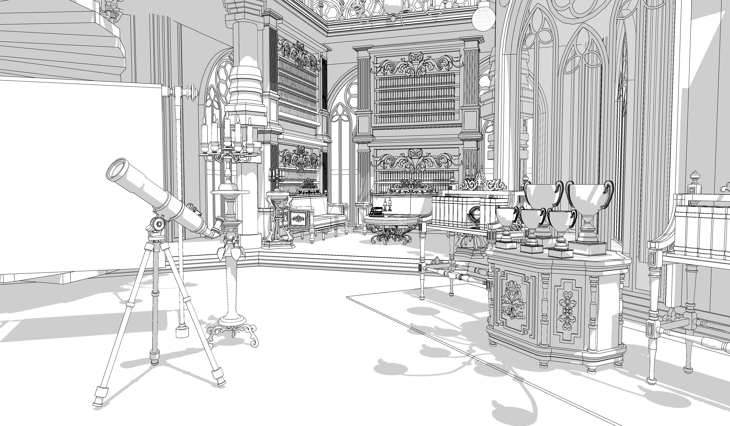 Kingdom of spring in Rococo style Full Set