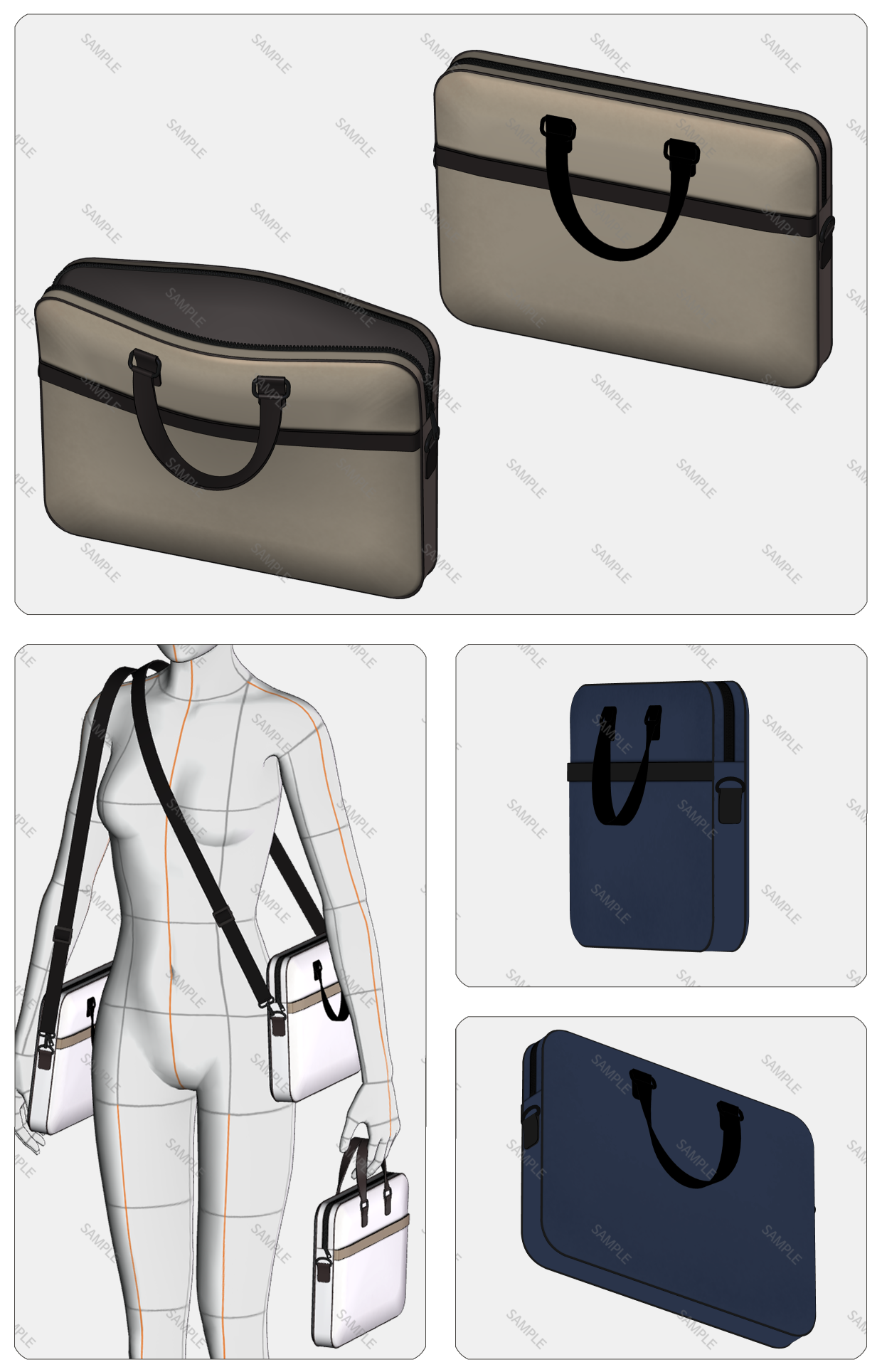 Clip Studio 3D Props Set - Cameras, Watches, Bags and More