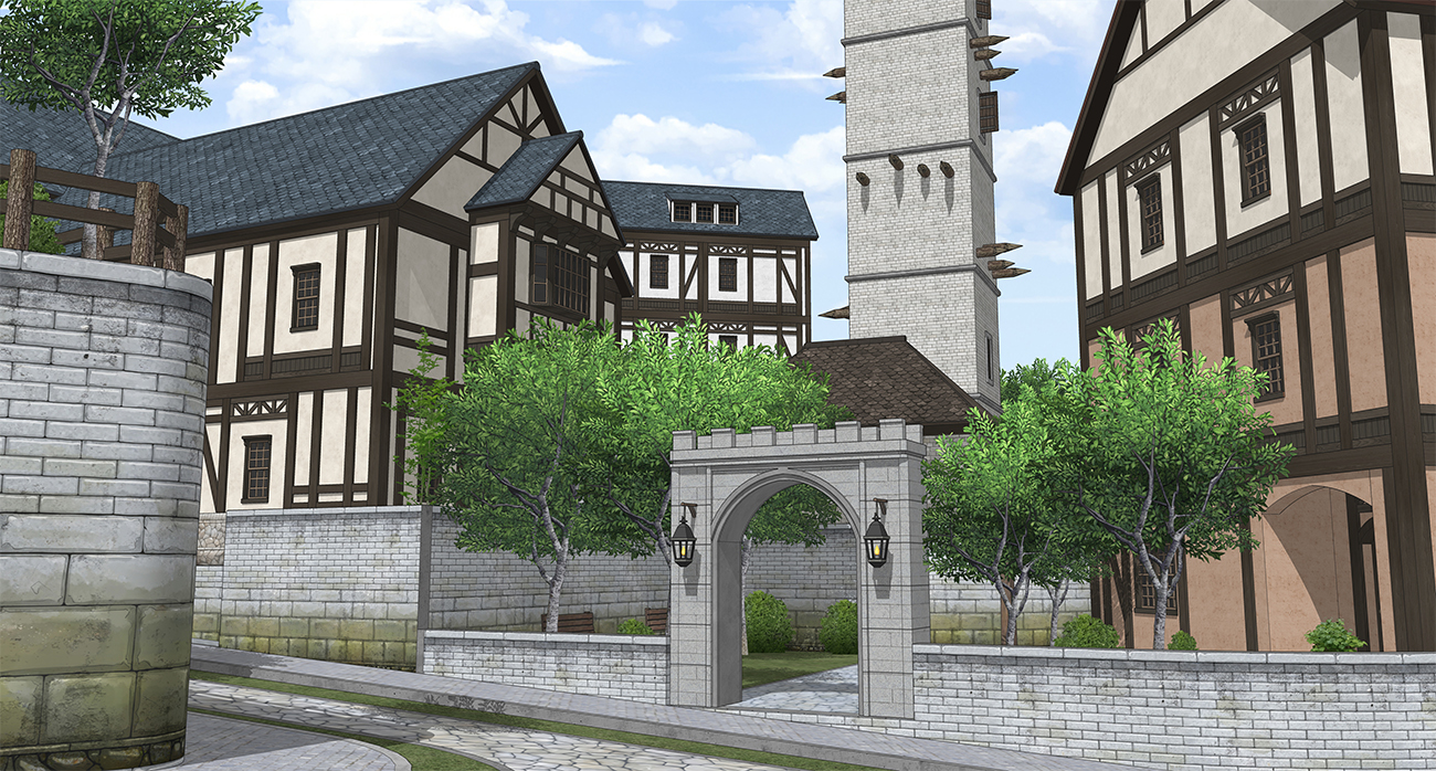 Fantasy Village Full Set (Town Exterior + Cathedral + Pub + House)