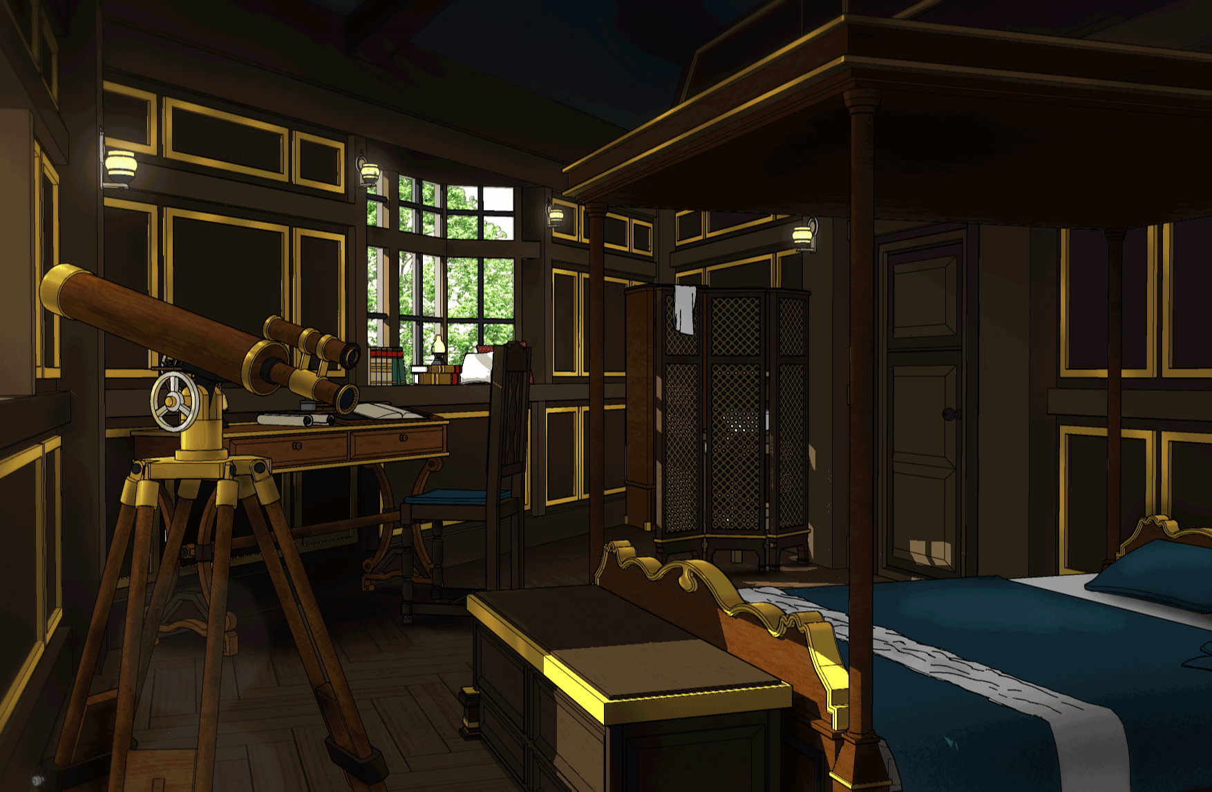 Inn with Fantasy Medieval Style Stables