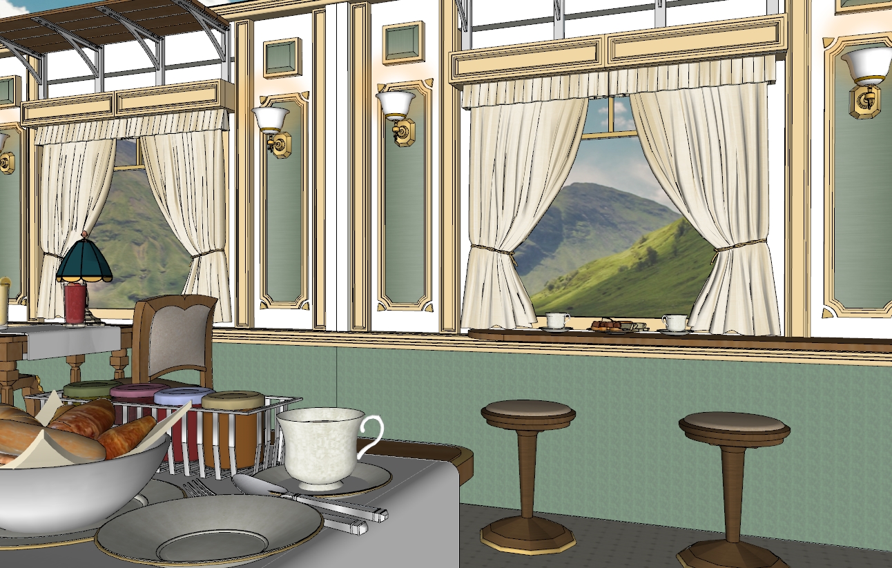 UK/Europe - Train interior 4 types