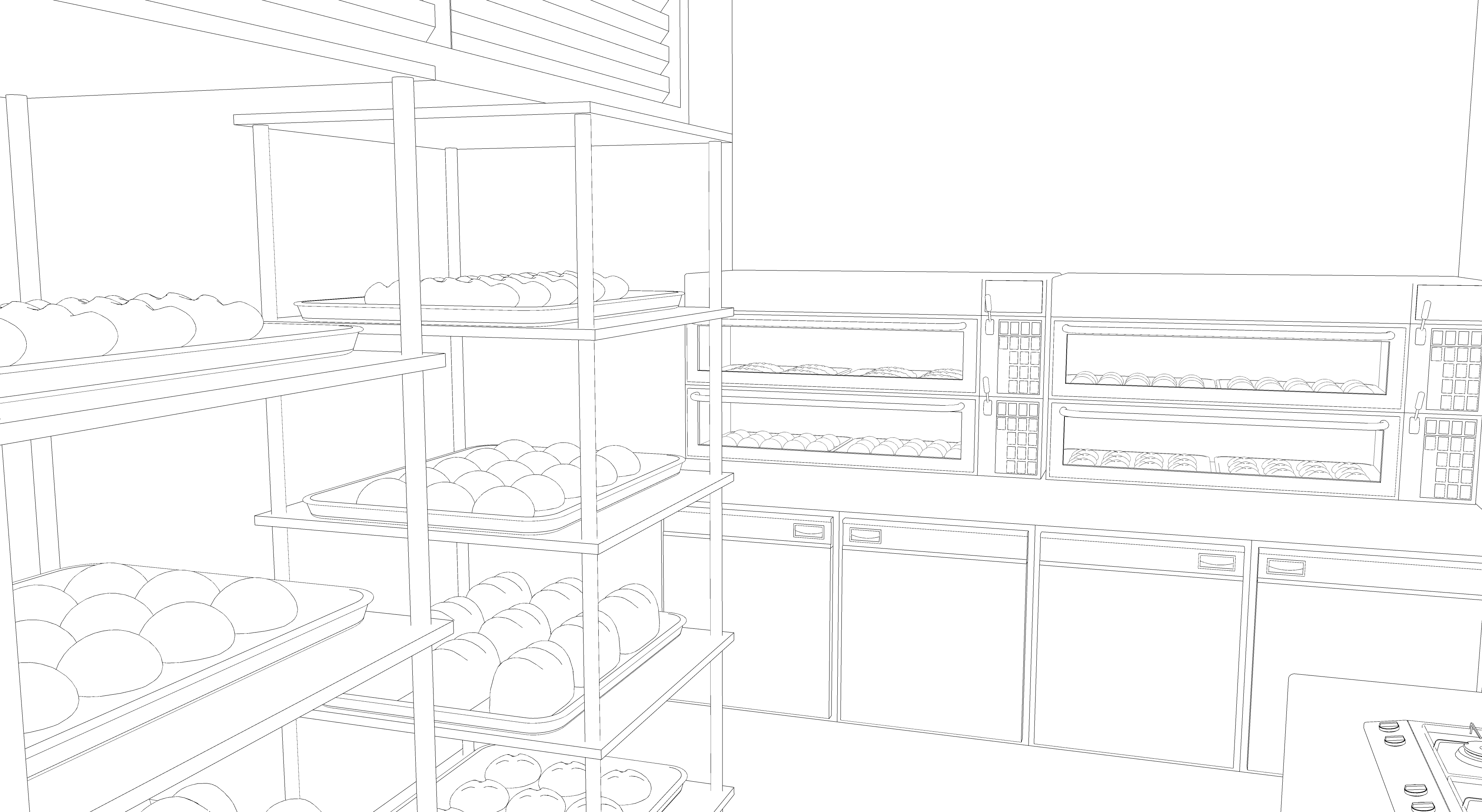 Commercial Space Background - Bakery
