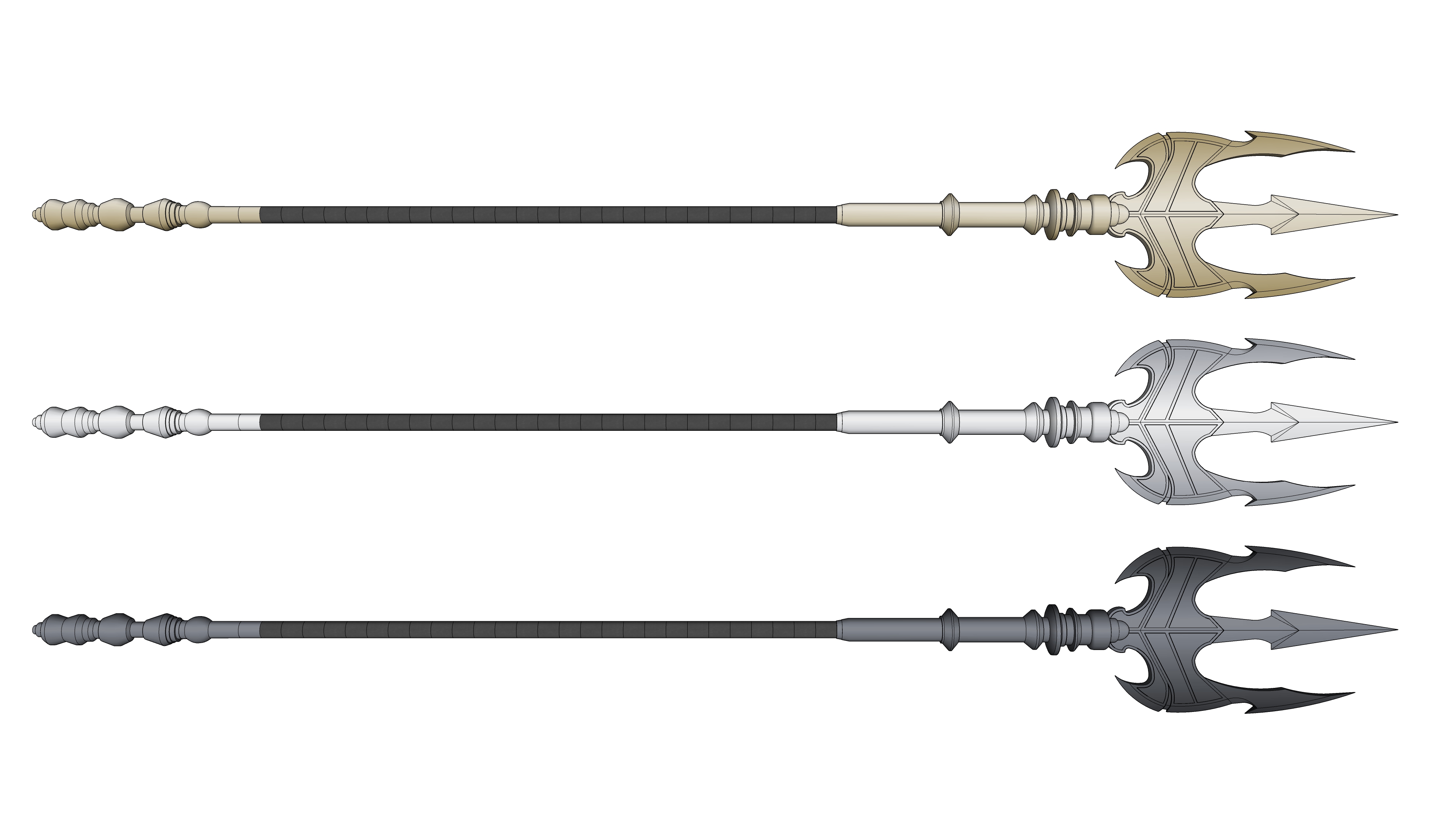 Fantasy Weapon - Spear (15 Types)