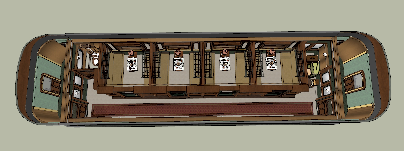 UK/Europe - Train interior 4 types