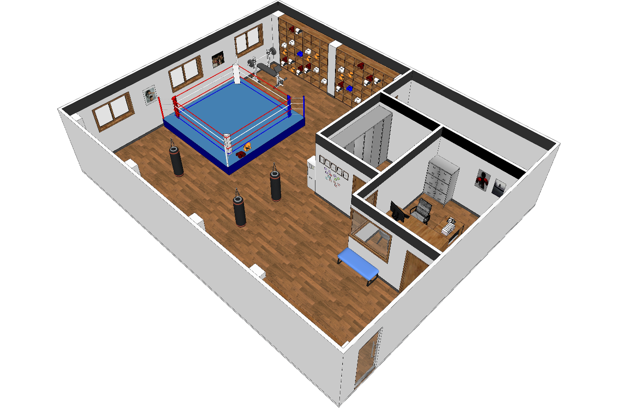 Boxing Gym Floor Layout