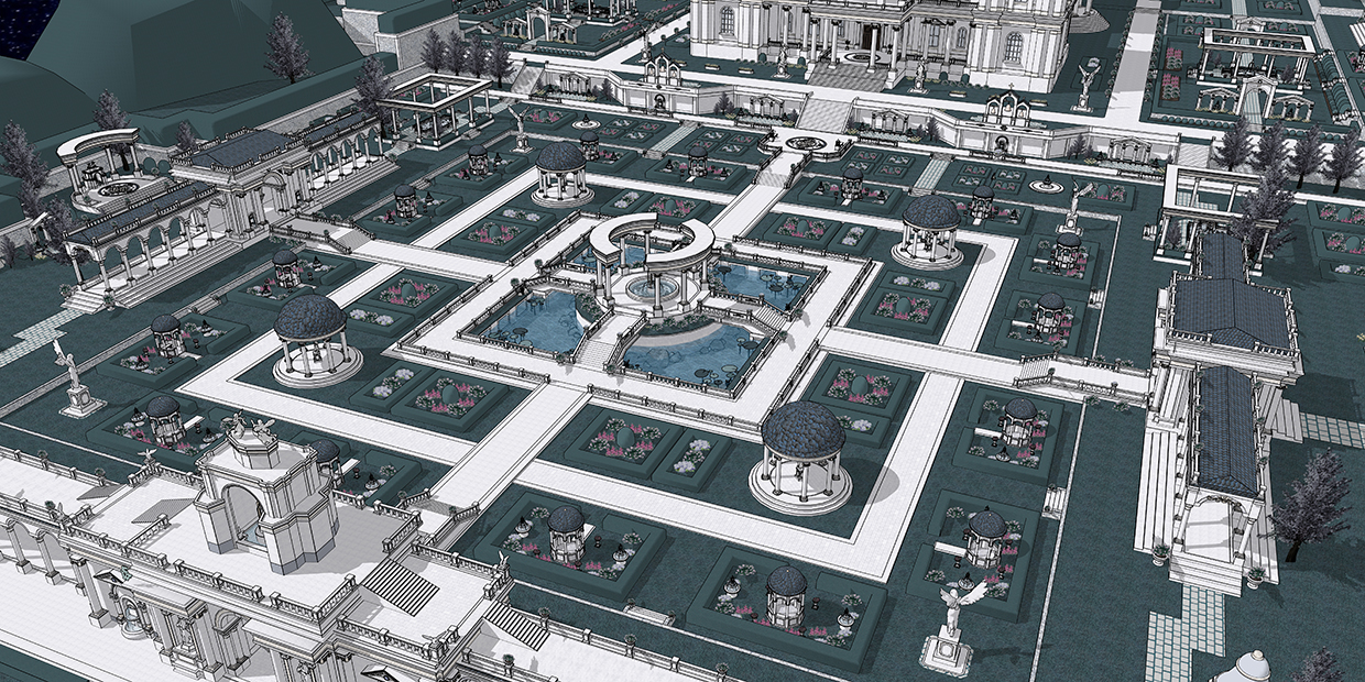 3 Types of Fantasy Temple Exteriors