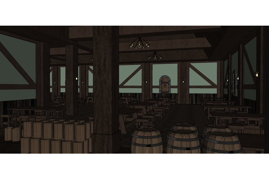Medieval Pub Interior