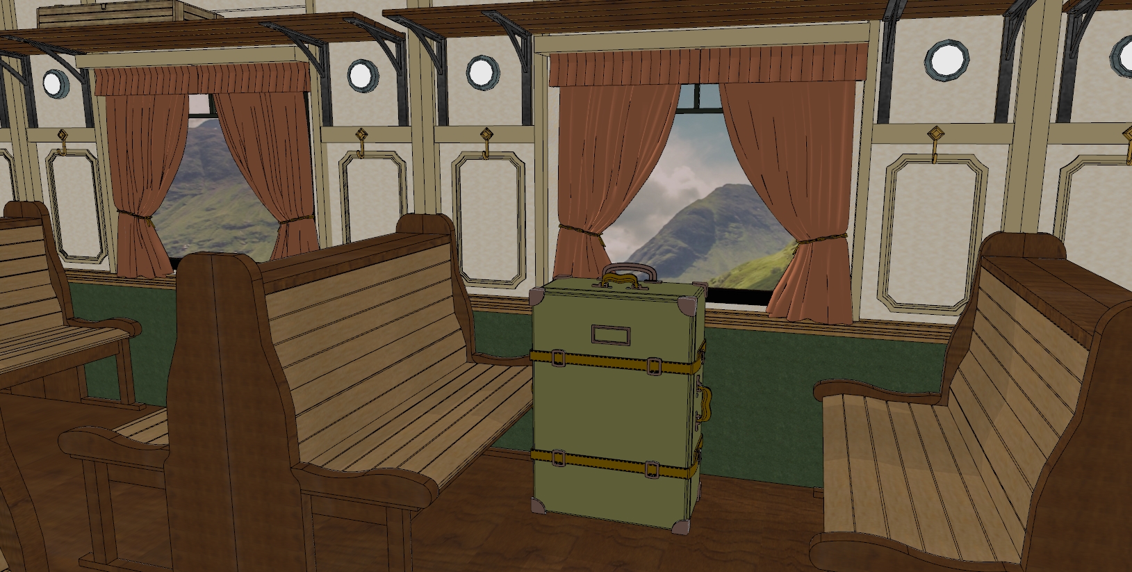 UK/Europe - Train interior 4 types
