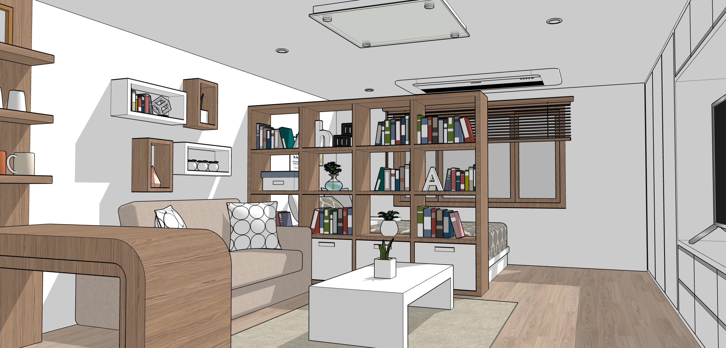 Studio (Interior, Exterior, Corridor)