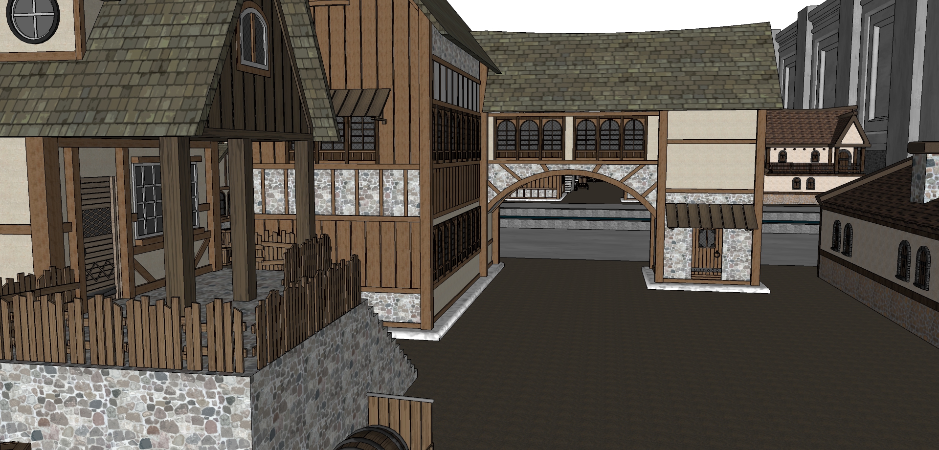 Medieval Castle Square