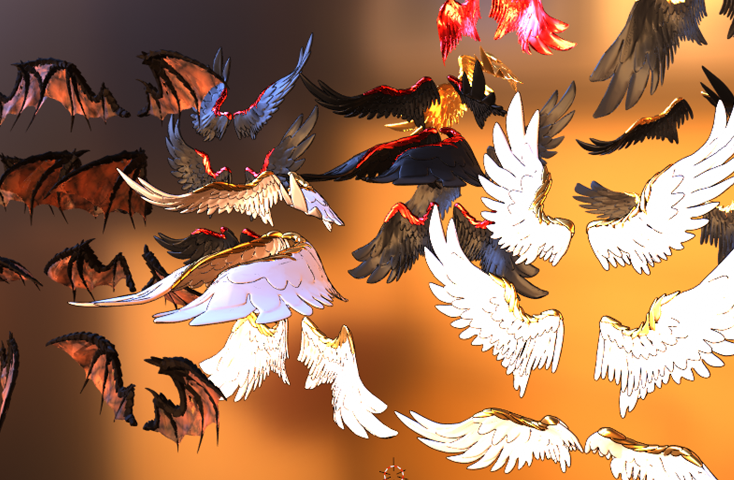 Supernatural Gabriel Wings